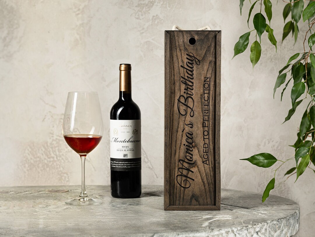 Engraved Wine Box, Custom Wine Box, Wine Box Wedding Ceremony, Wooden ...
