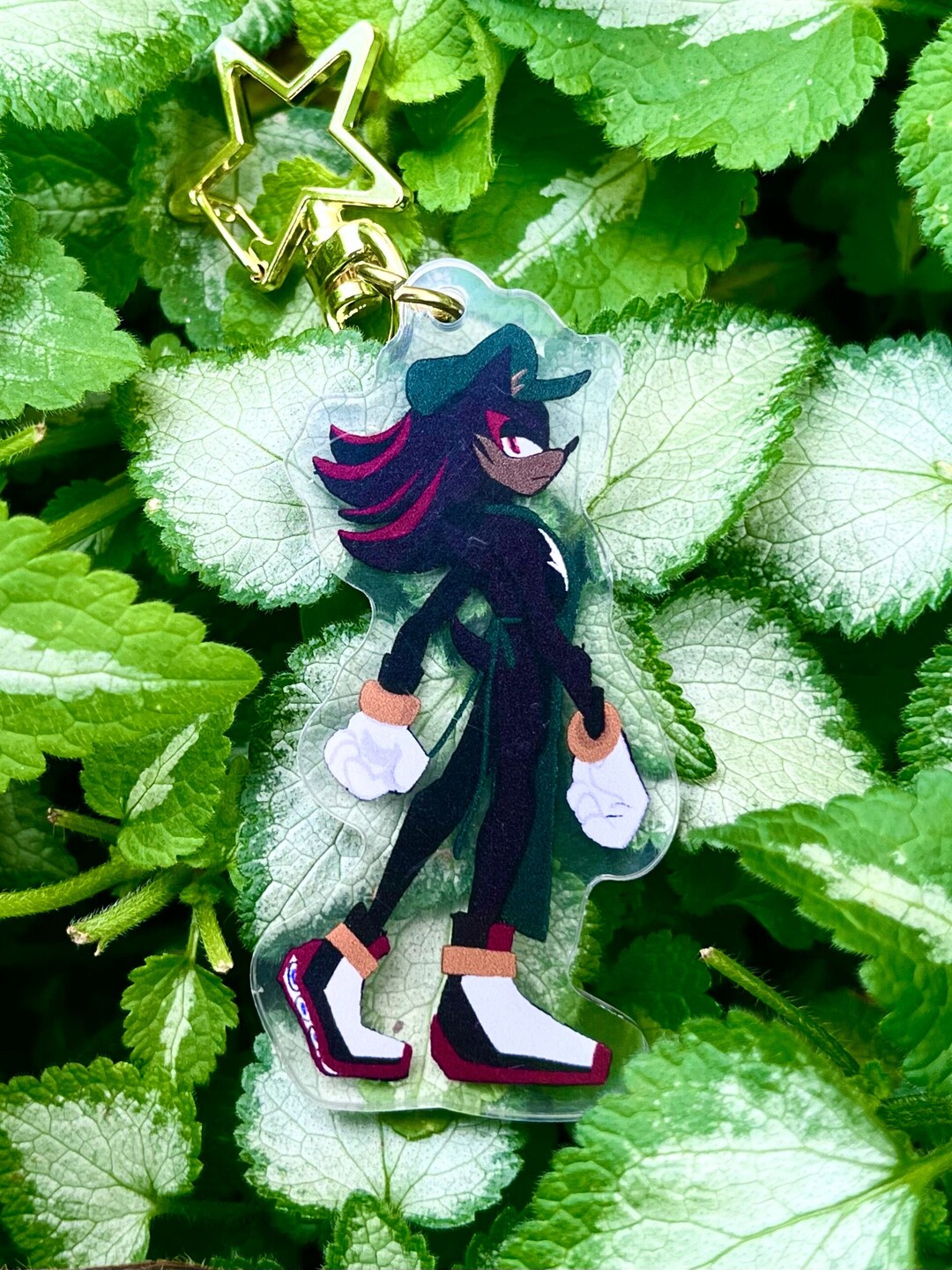Shadow the Hedgehog Keychain - Etsy
