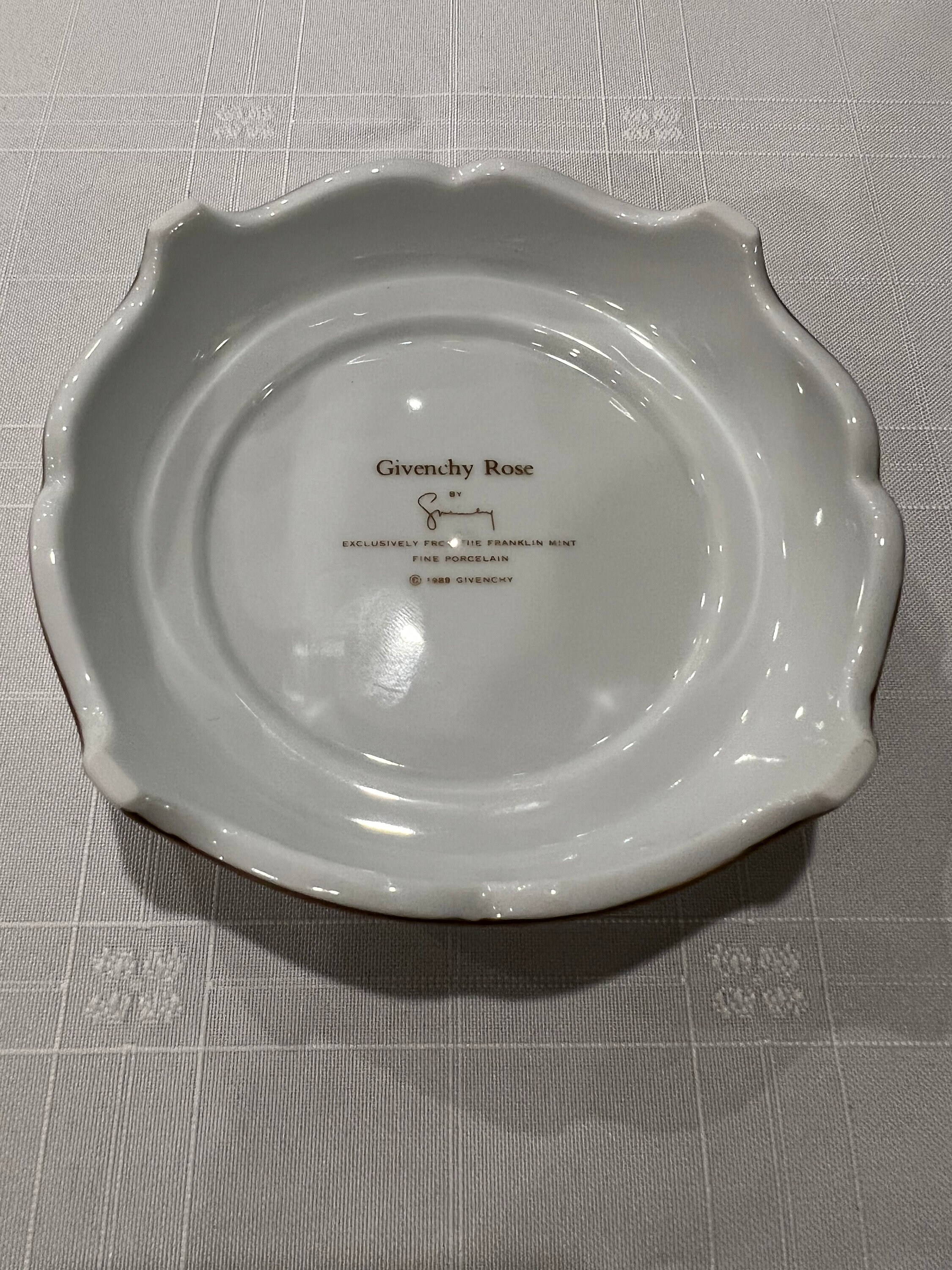 Givenchy Rose Vintage Jug Bowl Pitcher Vase Franklin Mint - Etsy