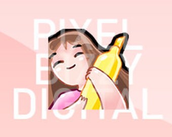 Highlight Message (blonde) Twitch Emote / Channel Points - Etsy