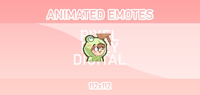 Animated Twitch, Discord and Kick Emotes - Animated Frog Hoodie ...