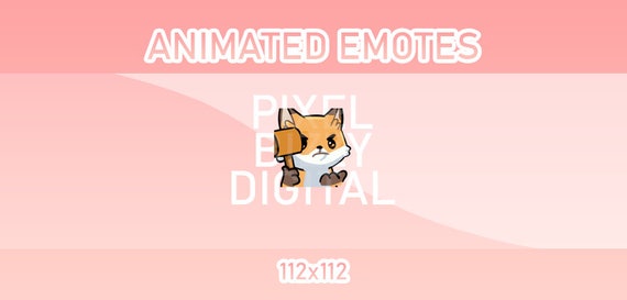 Animated Twitch and Discord Emote Fox Ban Hammer - Etsy