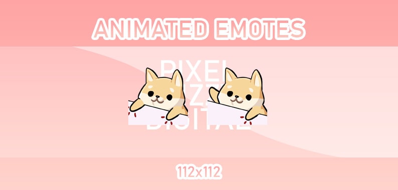 Animated Twitch, Discord and Kick Emotes - Animated Bongo Dog - Etsy