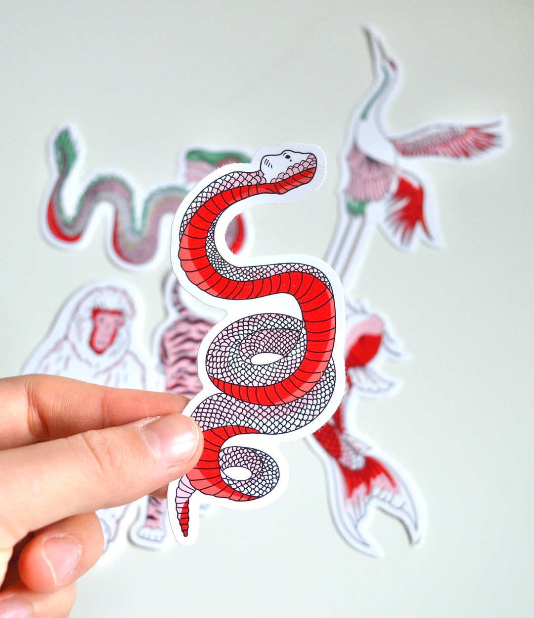 Snake Vinyl Sticker - Etsy