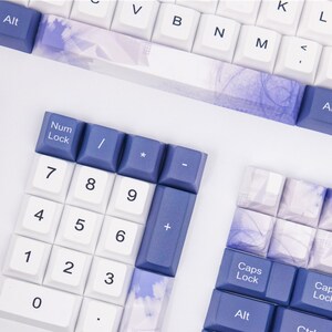 Purple Keycap Set PBT Keycap Set Cherry Height Keycap Set - Etsy