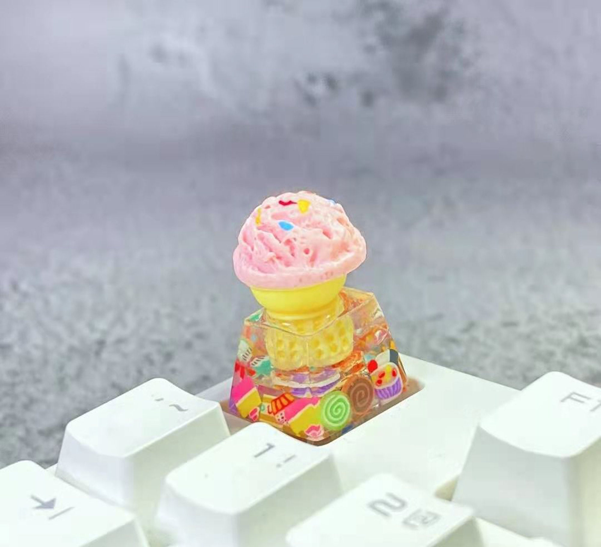 Ice Cream Keycaps Handmade Keyboard Caps Mechanical Keyboard - Etsy