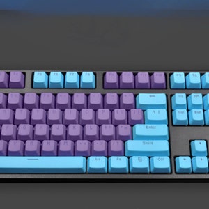 Pink & Blue Keycap Set Thermal Keycap Set Green Keycap Set - Etsy