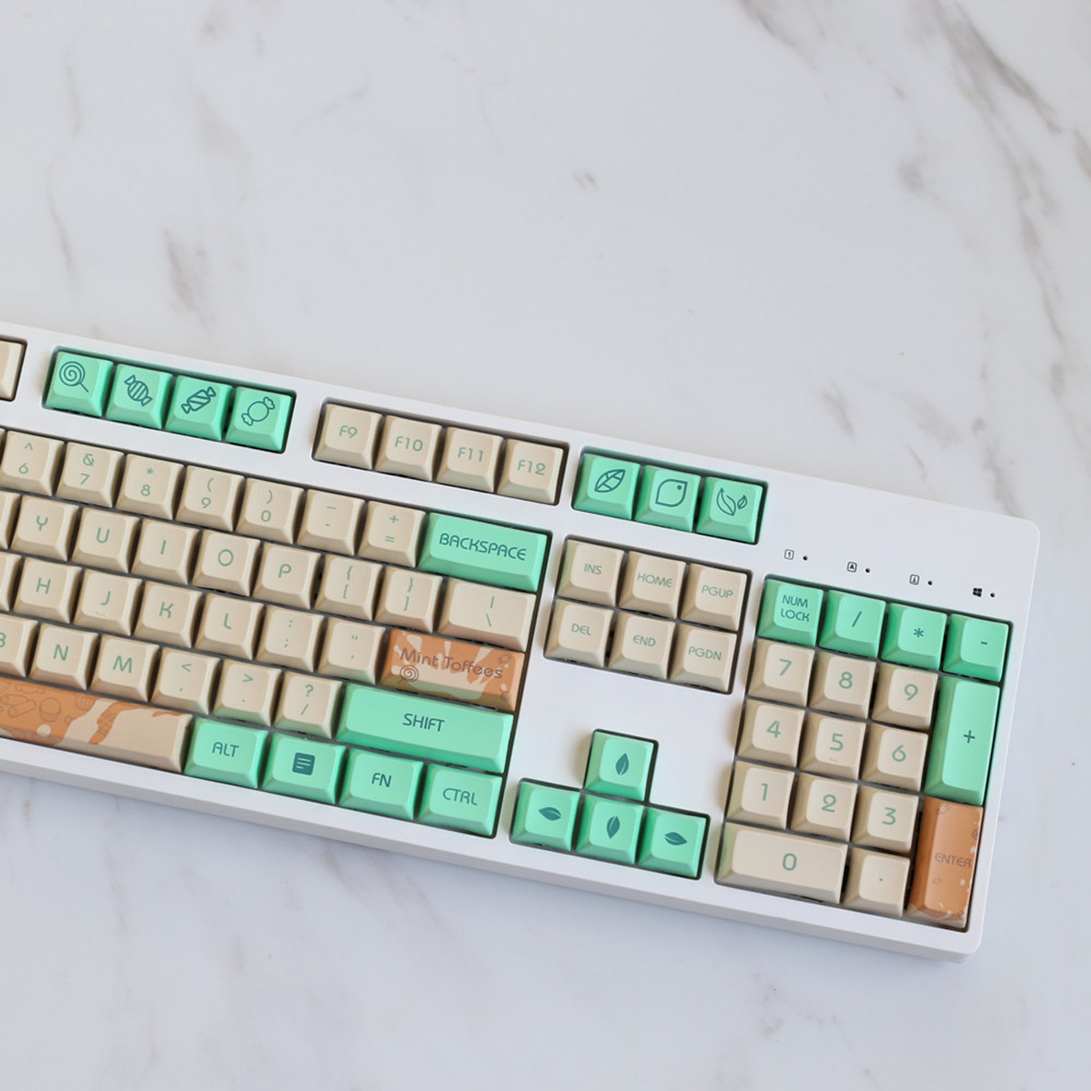 Mint Green Keycaps Set PBT Keycap Sugar Keycap XDA Height | Etsy