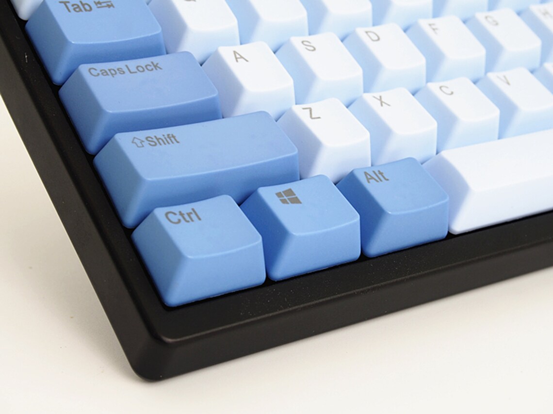 Blue Keycaps Set PBT Keycap Color Keycap Mechanical | Etsy