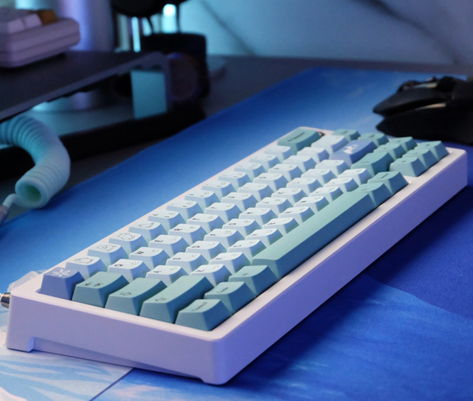 Blue Keycap Set PBT Keycap Set 108 Keys Keycap Set - Etsy