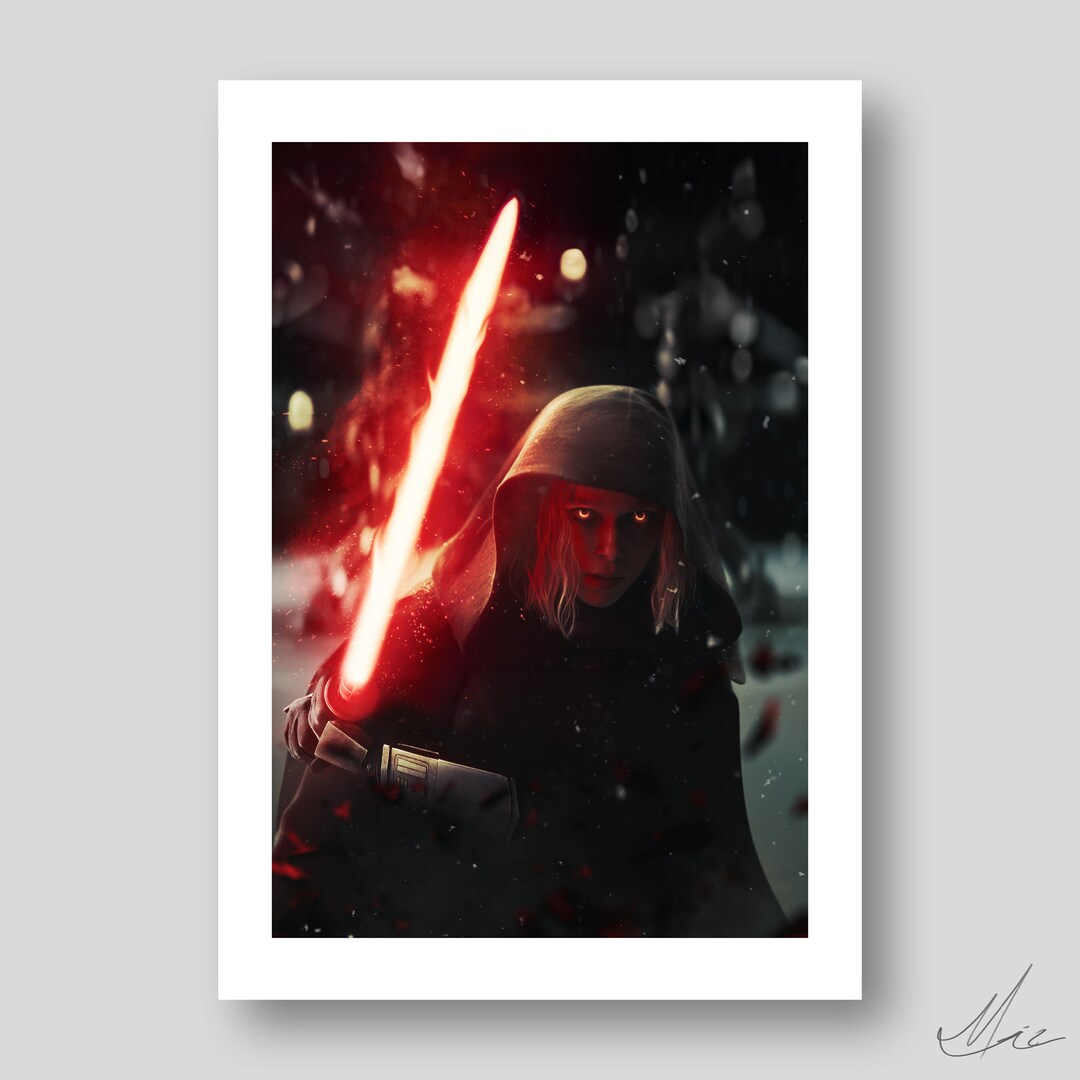 Shin Hati Sith Lord Poster/art Print by Mizuri With Original - Etsy ...