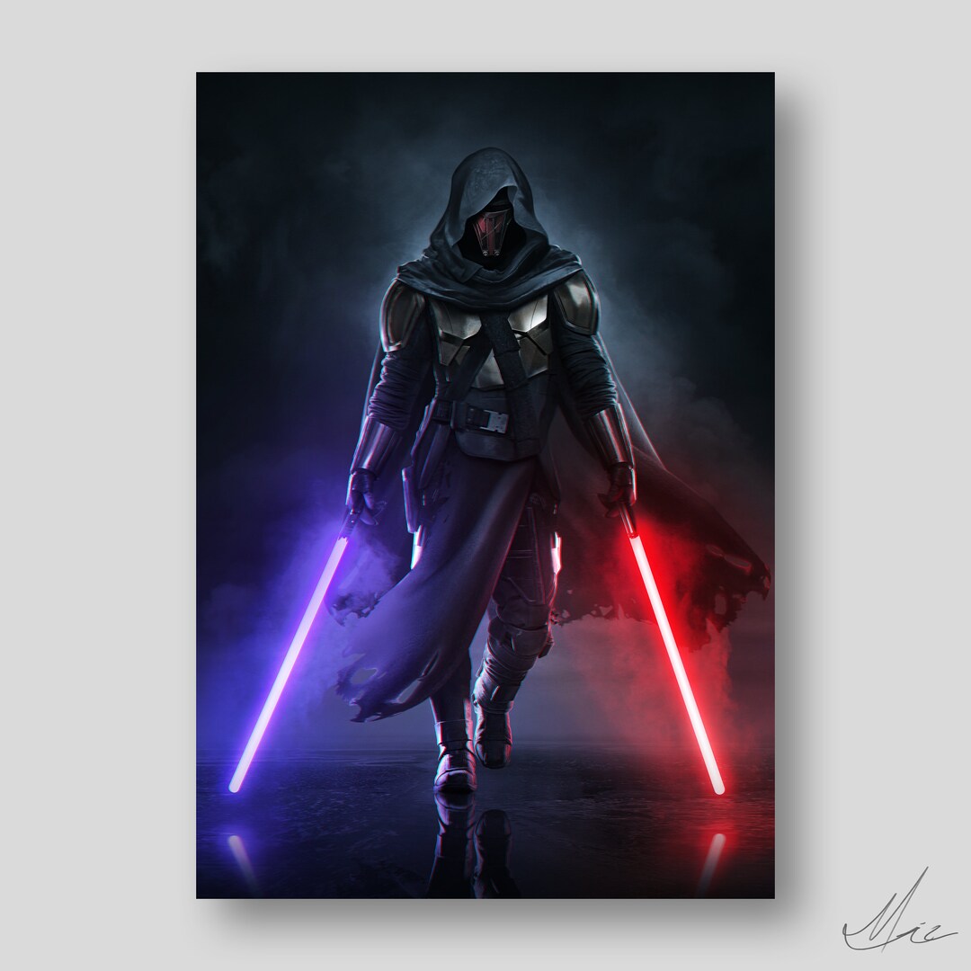 DARTH REVAN Poster star Wars Art of Sith Lord, Darth Revan by Mizuri on ...