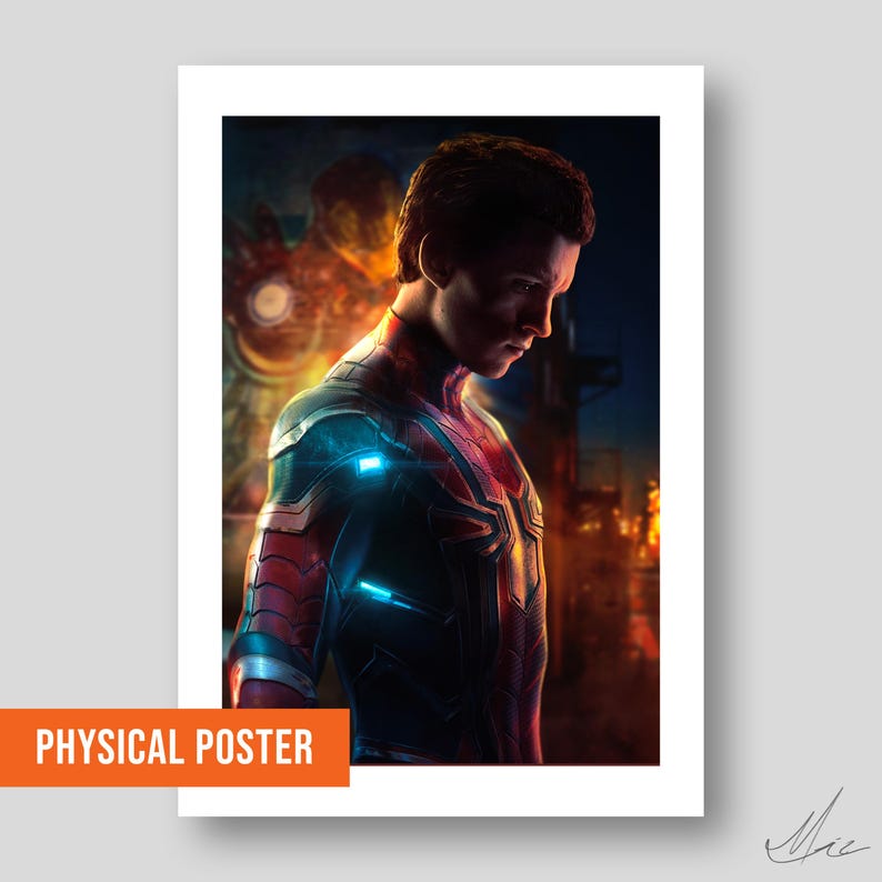 Spider-man Tom Holland Poster/art Print by Mizuri With Original Gallery ...
