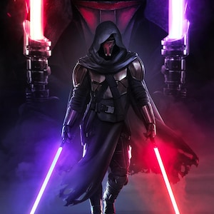 Darth Revan Art Print: Sith Lord Poster, Original Design (digital ...