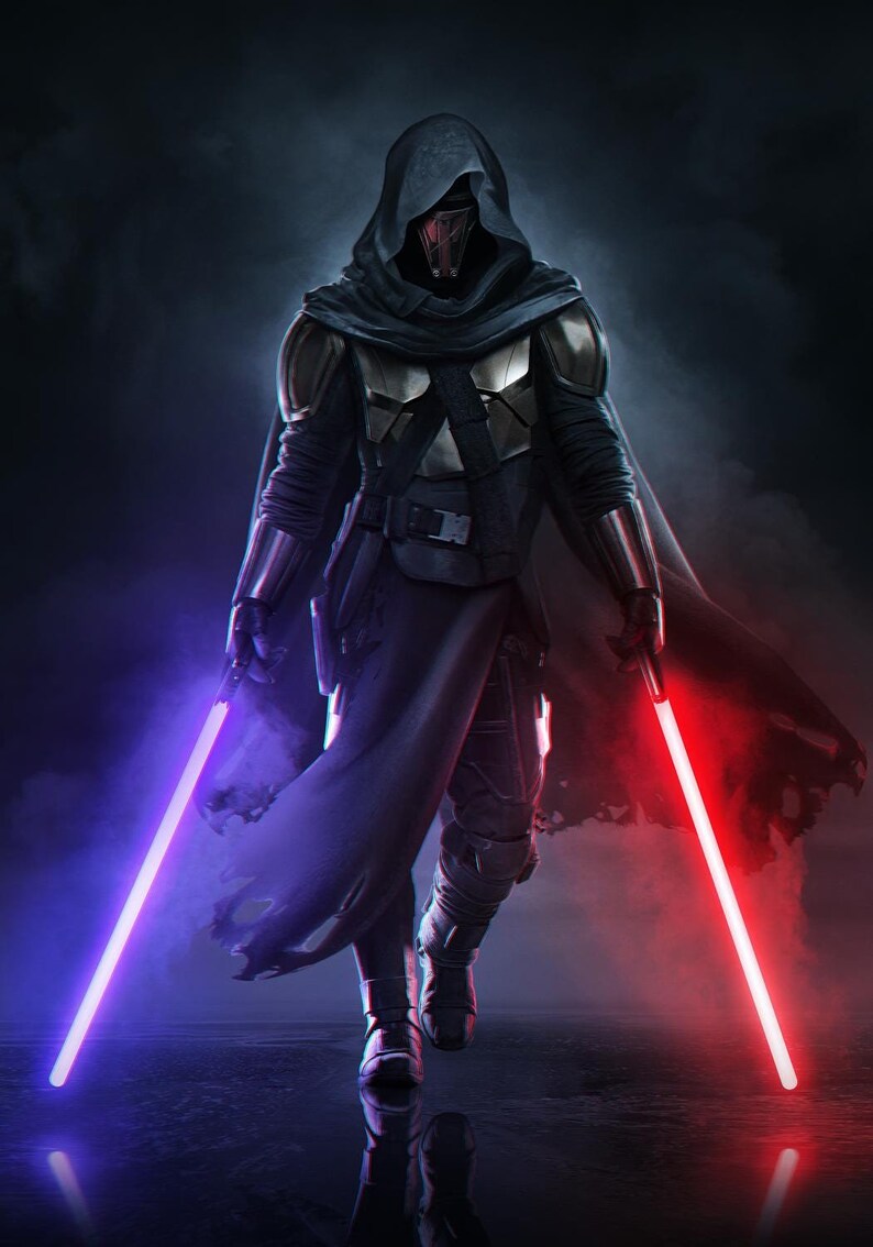 Darth Revan Art Print: Sith Lord Poster, Original Design (digital ...