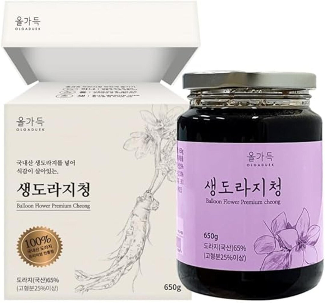 Korean Bellflower Balloon Flower Tea Concentrate 22.9oz. 2 Types ...