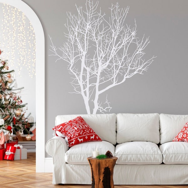 Winter Tree Decal - Etsy