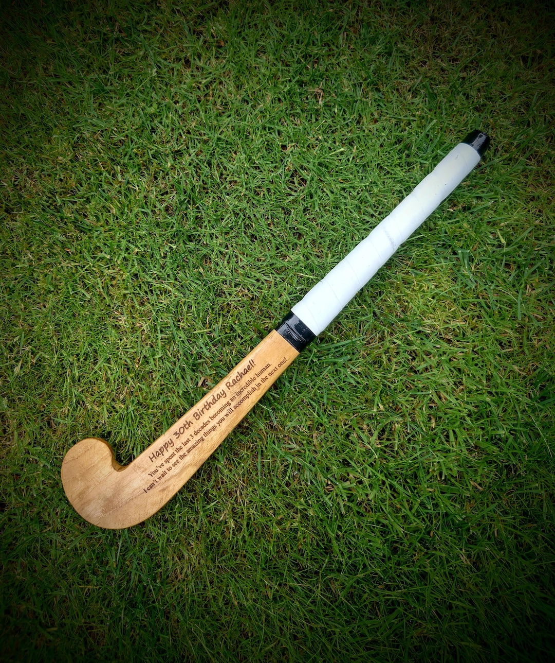 Hockey Stick With Engraved Personalisation. Sporting Club Gift ...