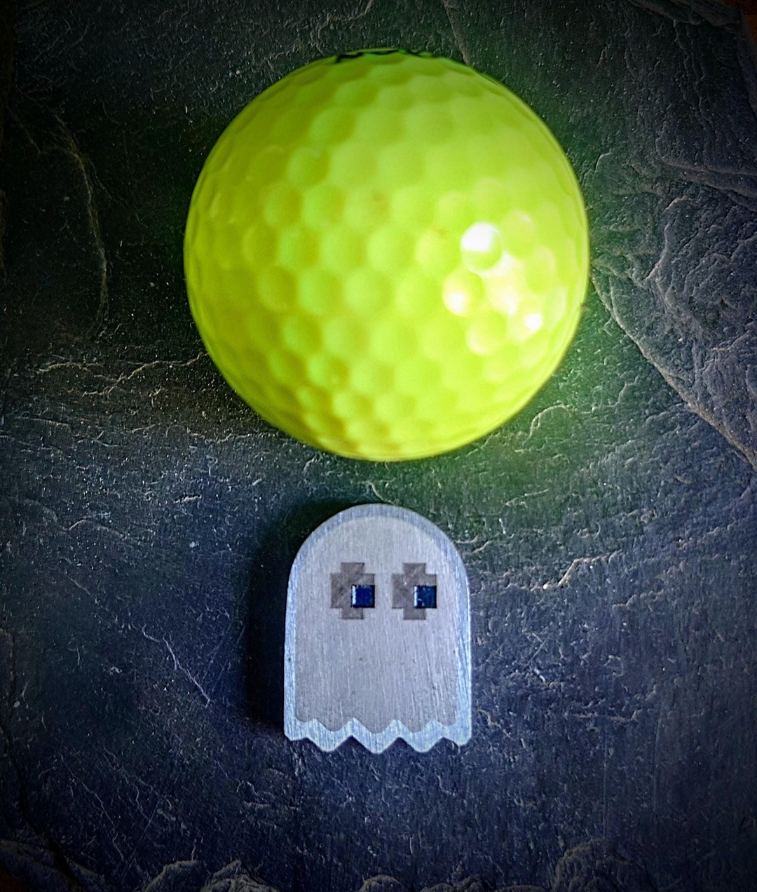 Ghost Steel Magnetic Golf Ball Marker Personalised Engraving. Board ...