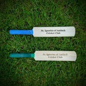 Cricket Bat With Laser Engraved Personalisation. Cricketer Gift ...