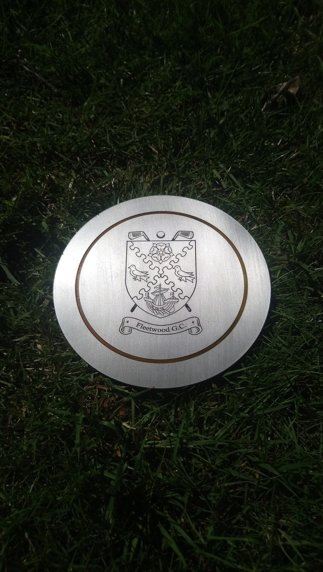 Bespoke Metal Golf Course Tee Marker Plates - Laser Engraved Plaque ...