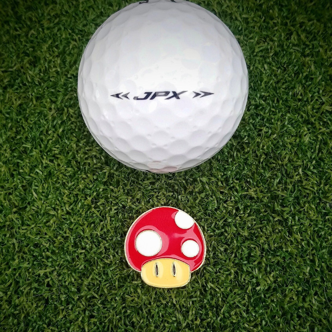 Mario Golf Mushroom, Princess or Mystery Box Enamel Golf Ball Marker ...