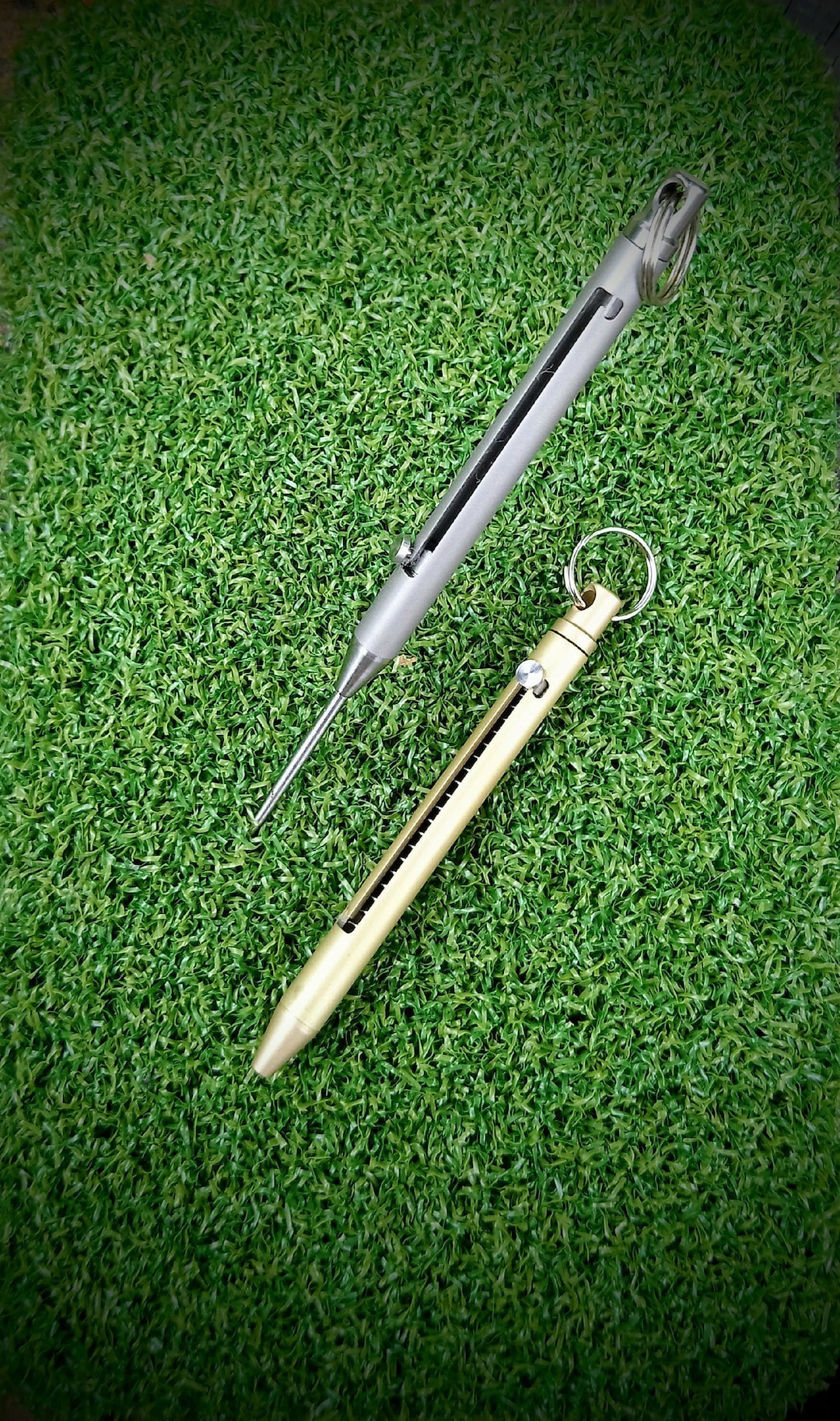 Titanium & Steel Golf Groove Cleaner Spike or Divot Tool, Pitch Mark ...