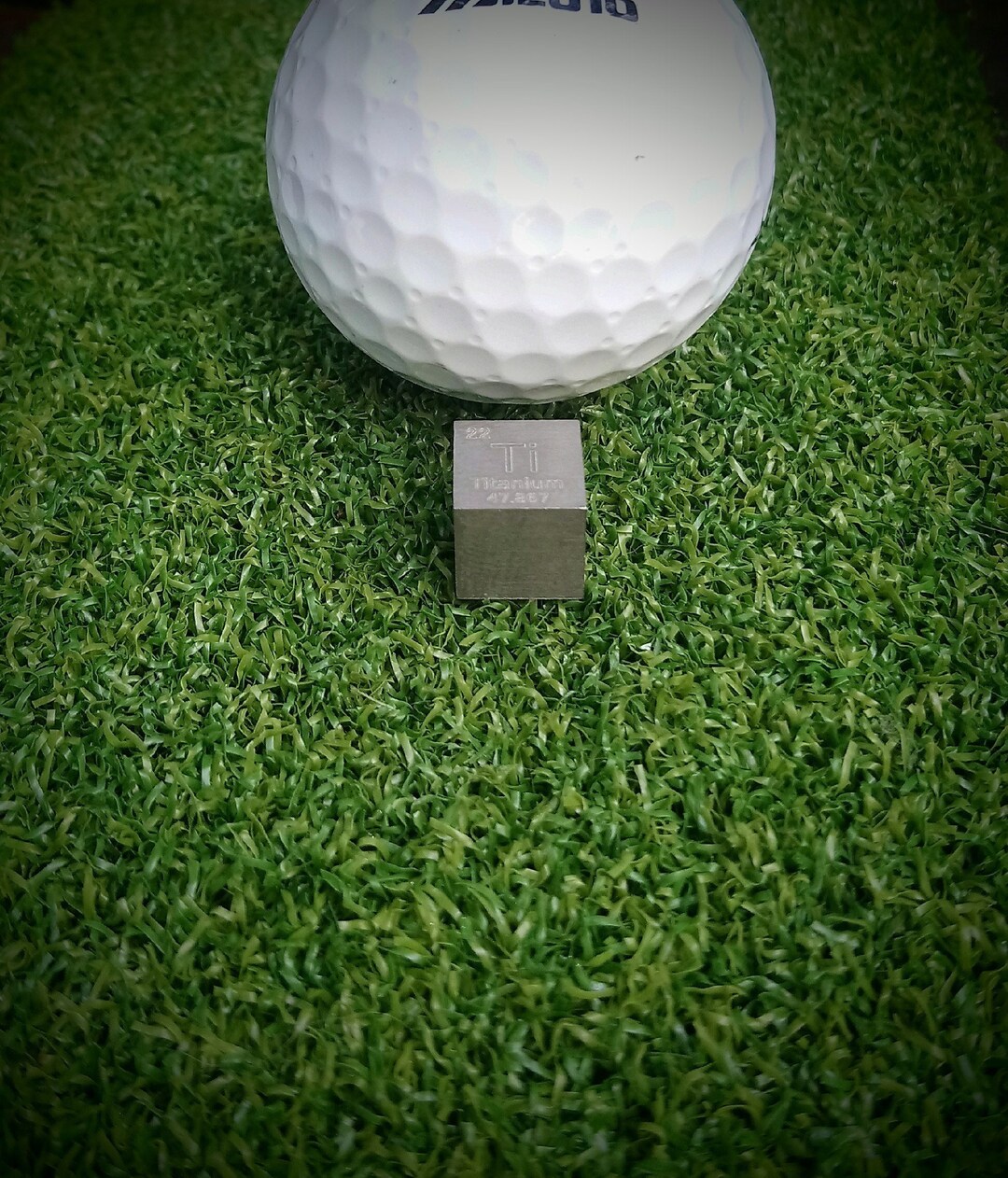 Titanium Cube Custom Golf Ball Marker - Laser Engraved Personalisation ...