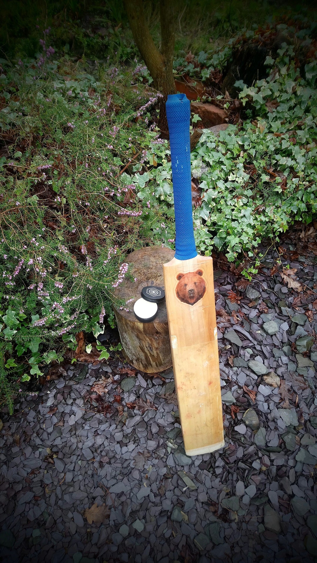 Personalised Cricket Bat Wax Tin, Laser Engraved Text or Club Crest ...