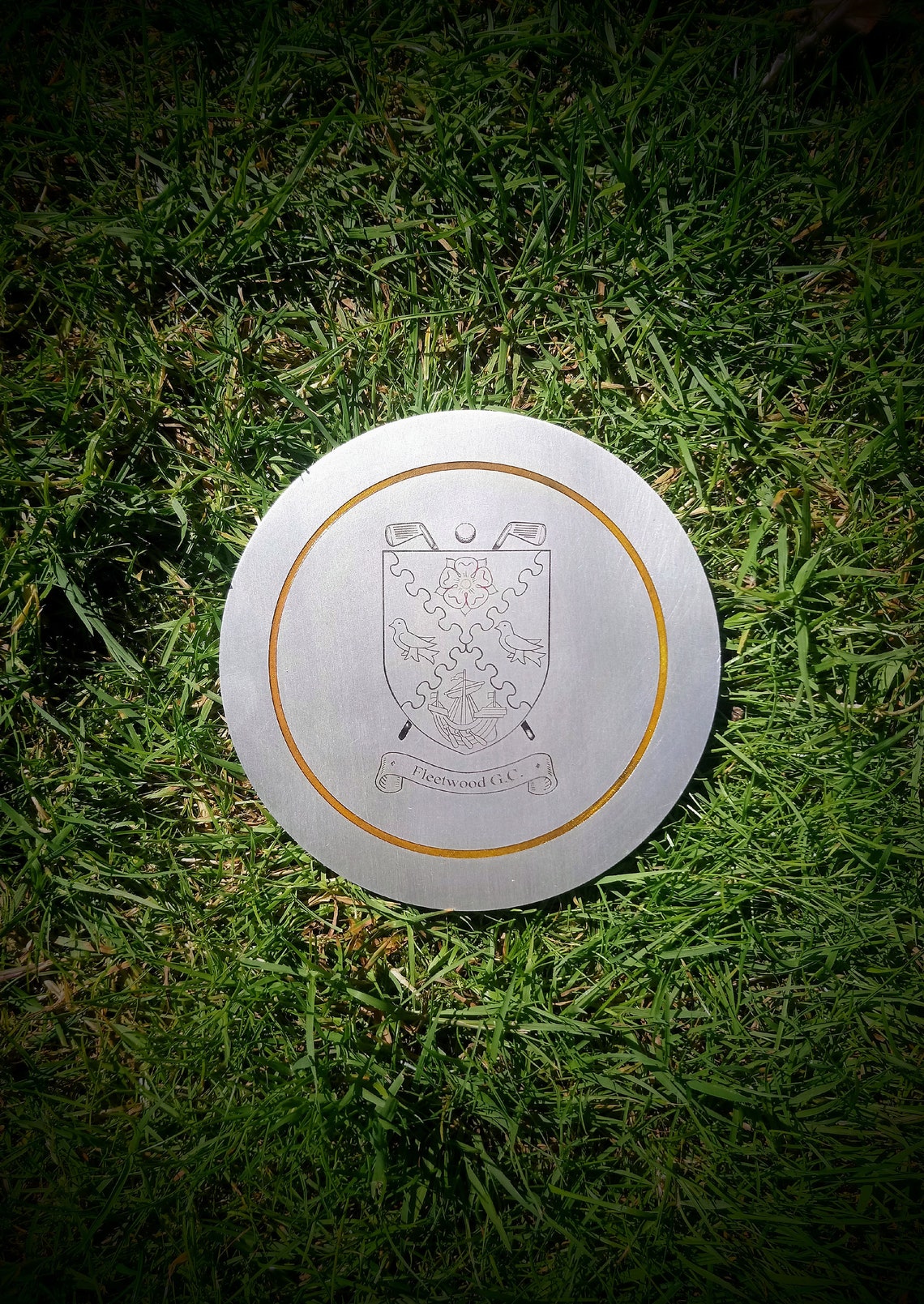 Bespoke Metal Golf Course Tee Marker Plates - Laser Engraved Plaque ...