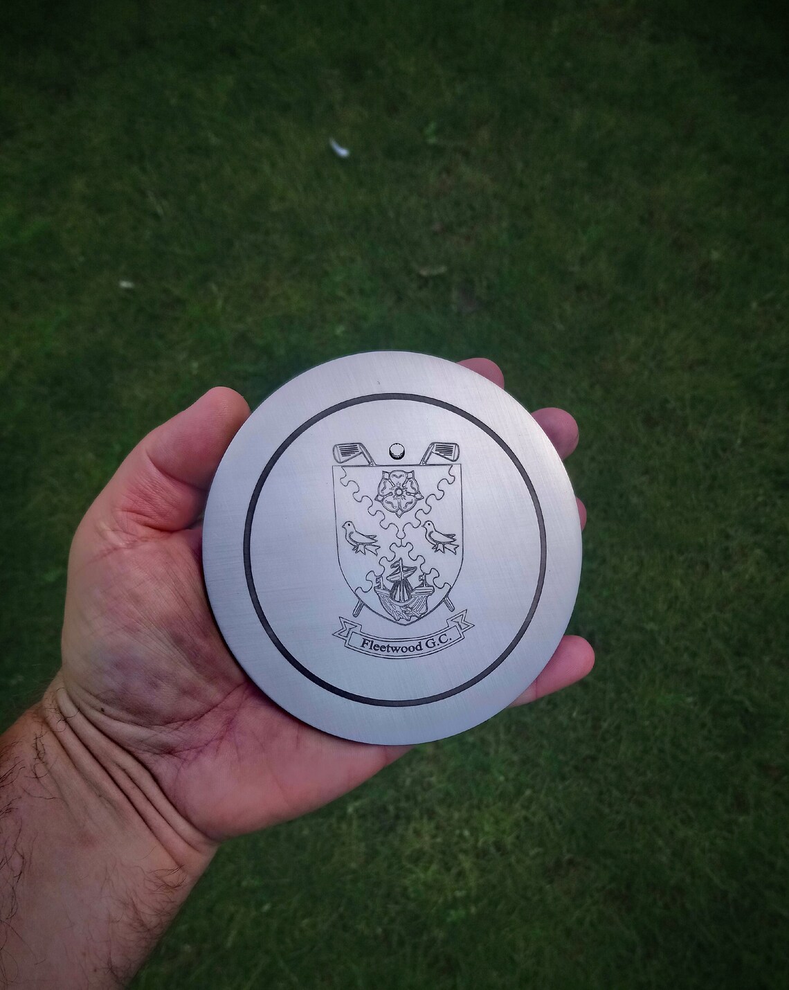 Bespoke Metal Golf Course Tee Marker Plates - Laser Engraved Plaque ...