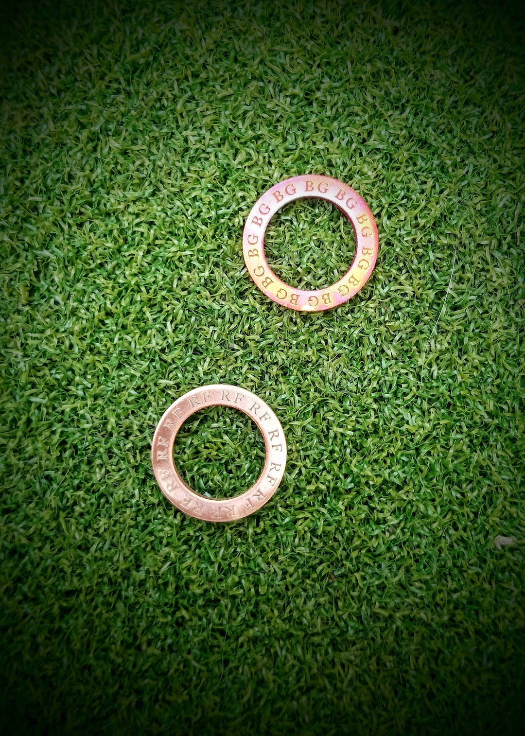 Custom Golf Ball Marker Copper Ring With Laser Engraved - Etsy