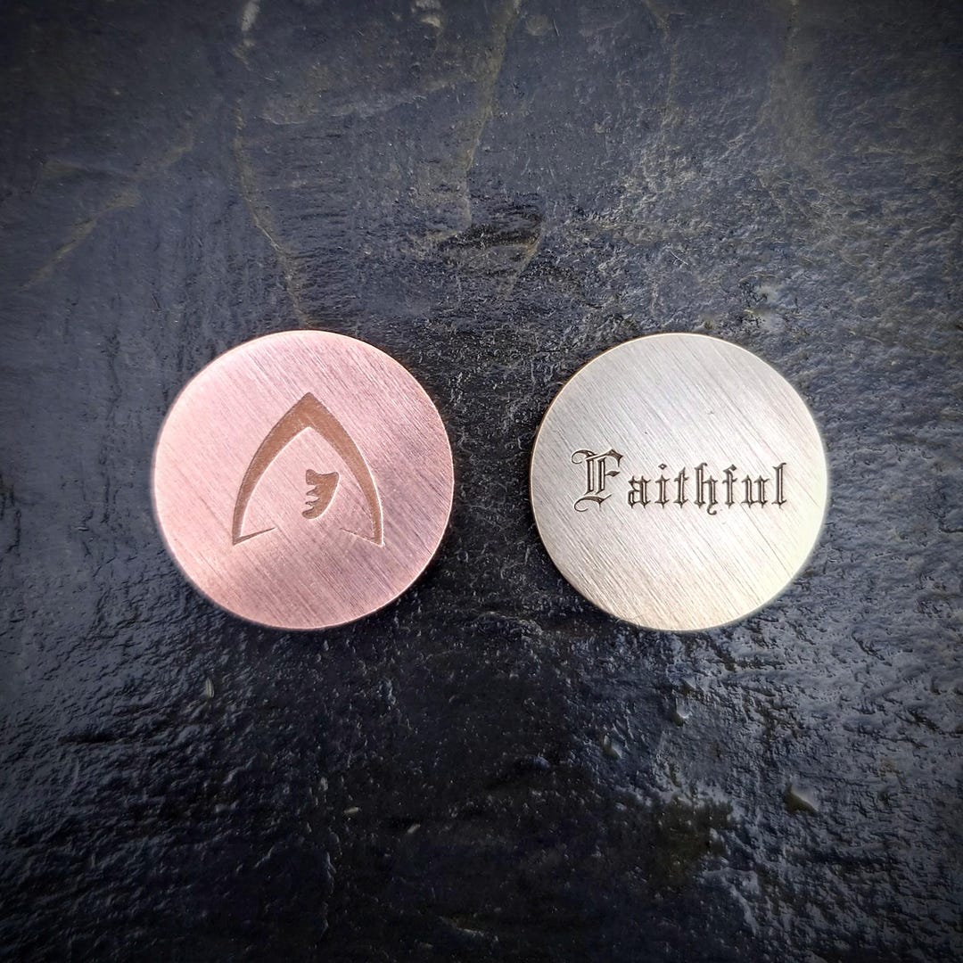 The Traitors Inspired Decision Coin, Necklace Pendant or Pin Badge ...