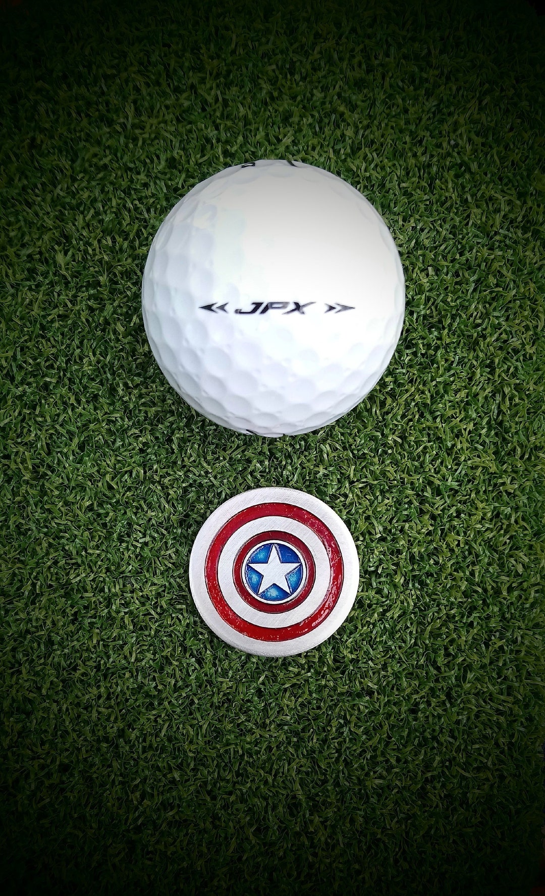 Captain America Shield Aluminium Golf Ball Marker. Laser - Etsy