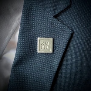 Custom Engraved Lapel Pin Badge Brooch - Any Text or Logo. Brass ...