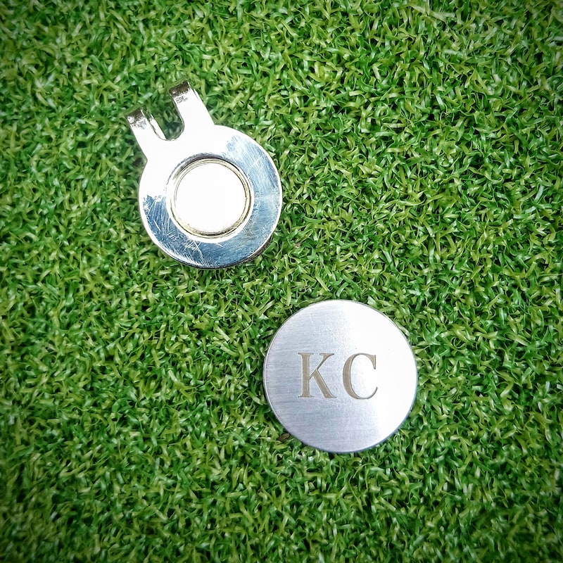 Personalized Golf Ball Marker Hat Clip - Etsy