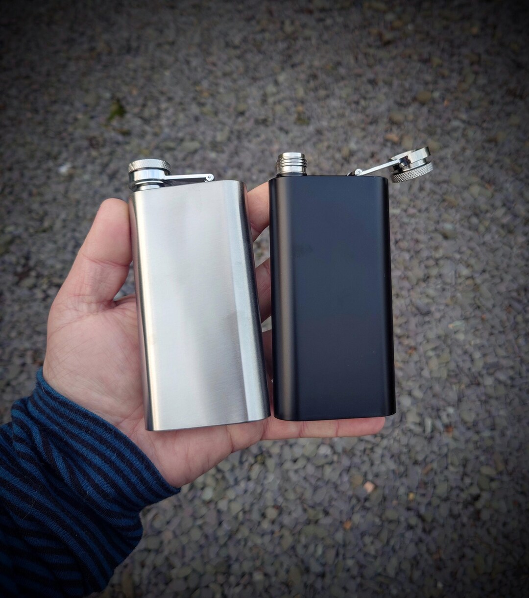 Stainless Steel Hip Flask - 5 Fl Oz 150 Ml - Laser Engraved ...
