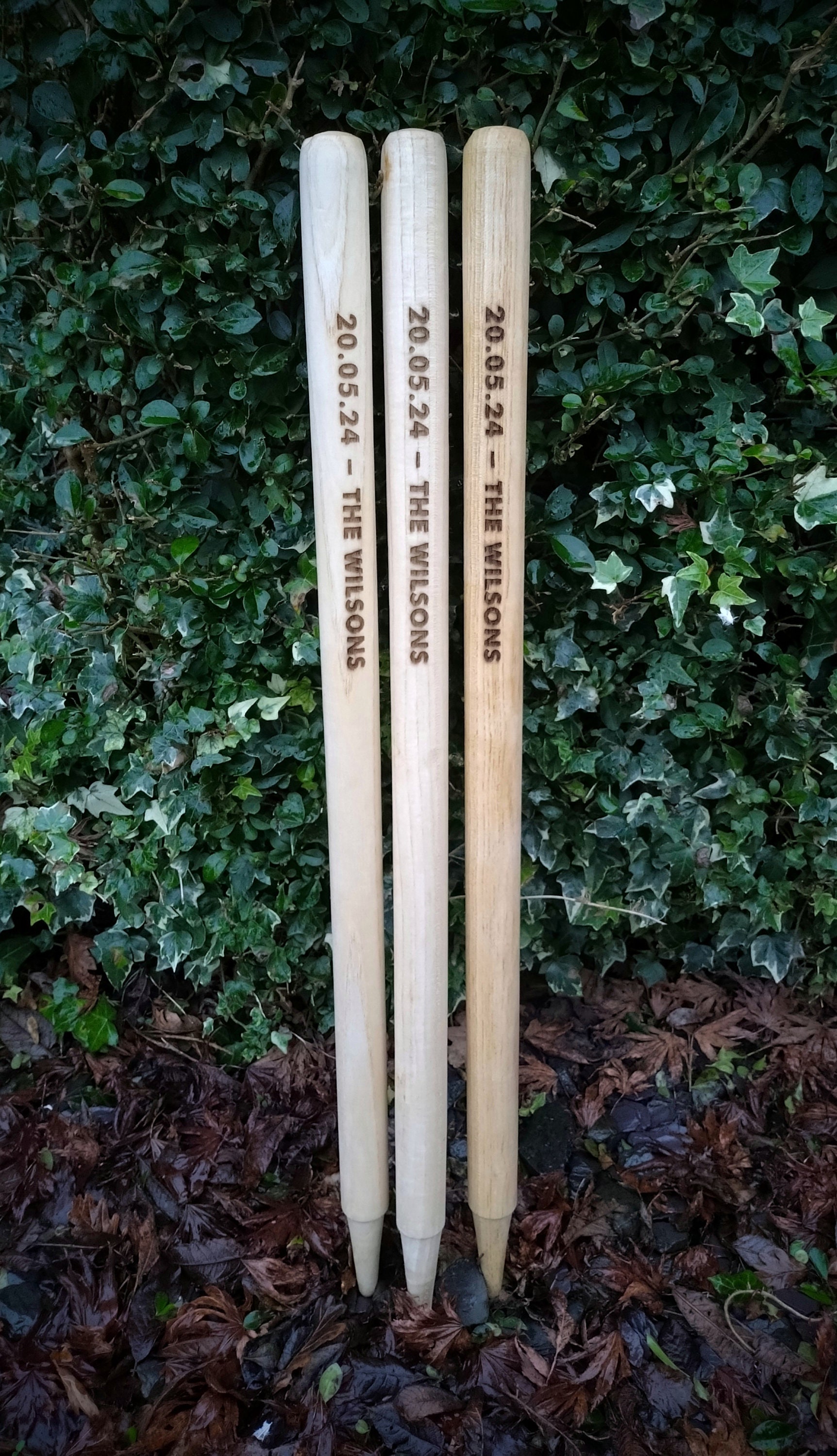 Cricket Stump With Laser Engraved Personalisation. Sporting Club Gift ...