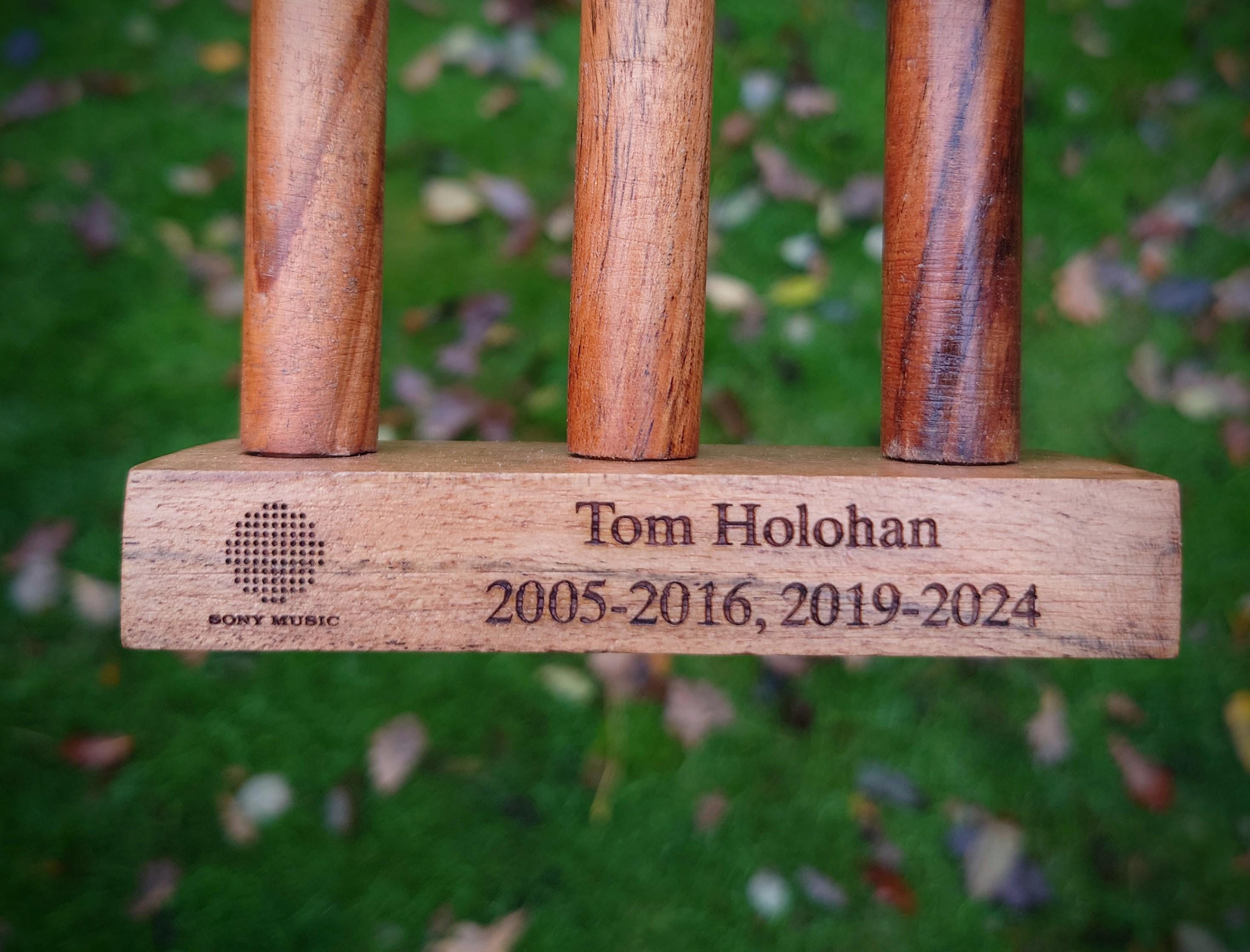Cricket Mini Stumps & Ball - Laser Engraved Personalisation. Sporting ...