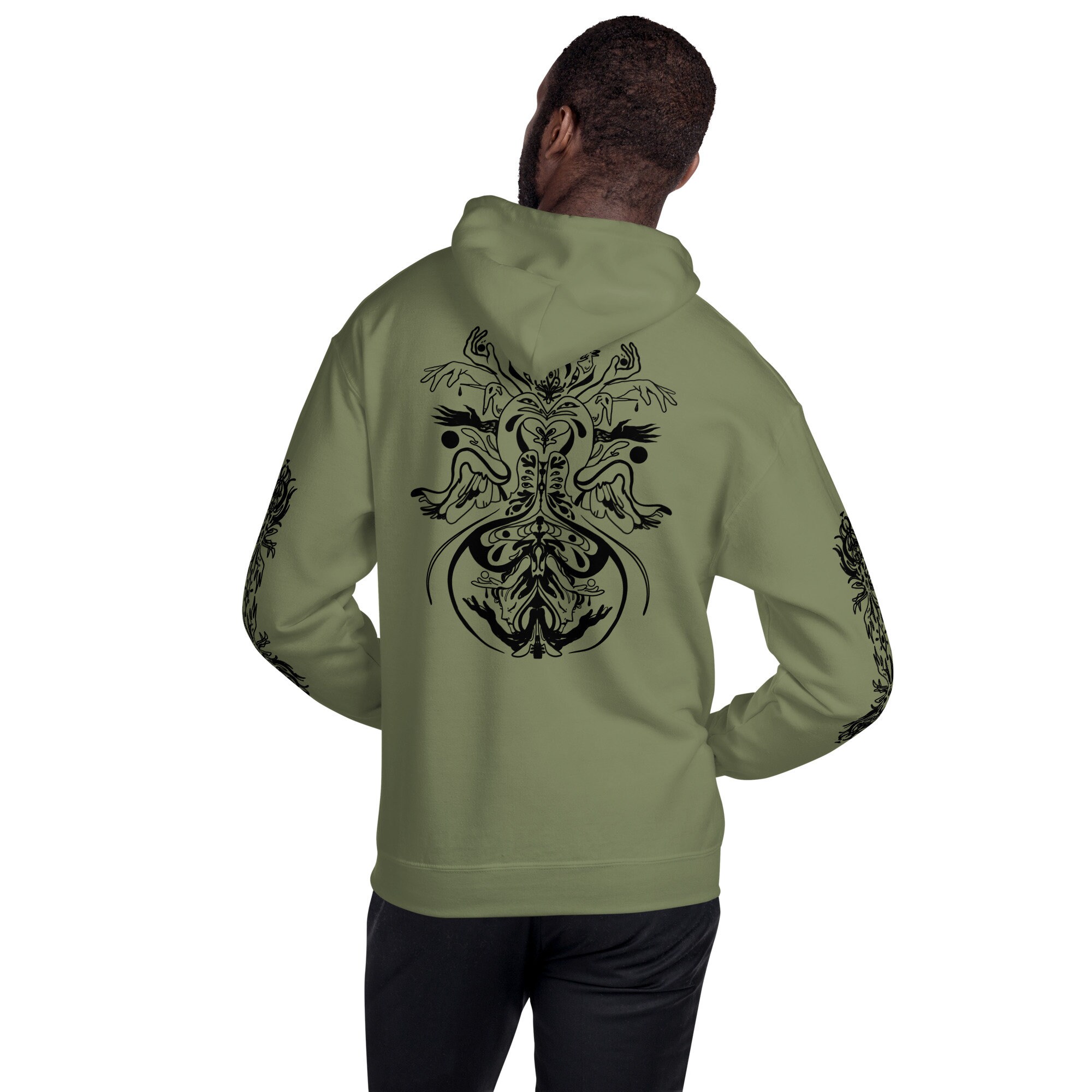 Eldritch Hoodie Magical Streetwear Druid Hoodie Dnd Sweater Dungeons ...