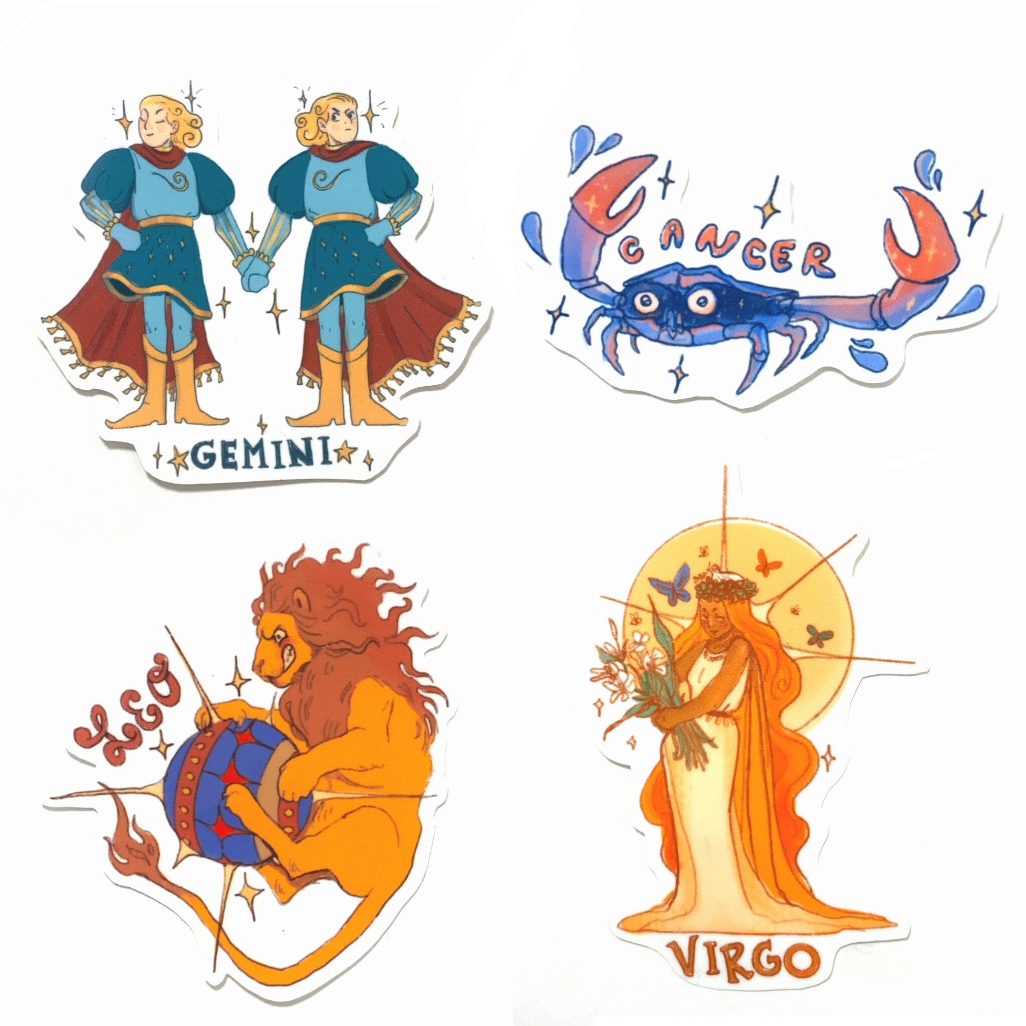 Zodiac Stickers Vinyl Astrology Stickers for Planner Stickers Zodiac ...