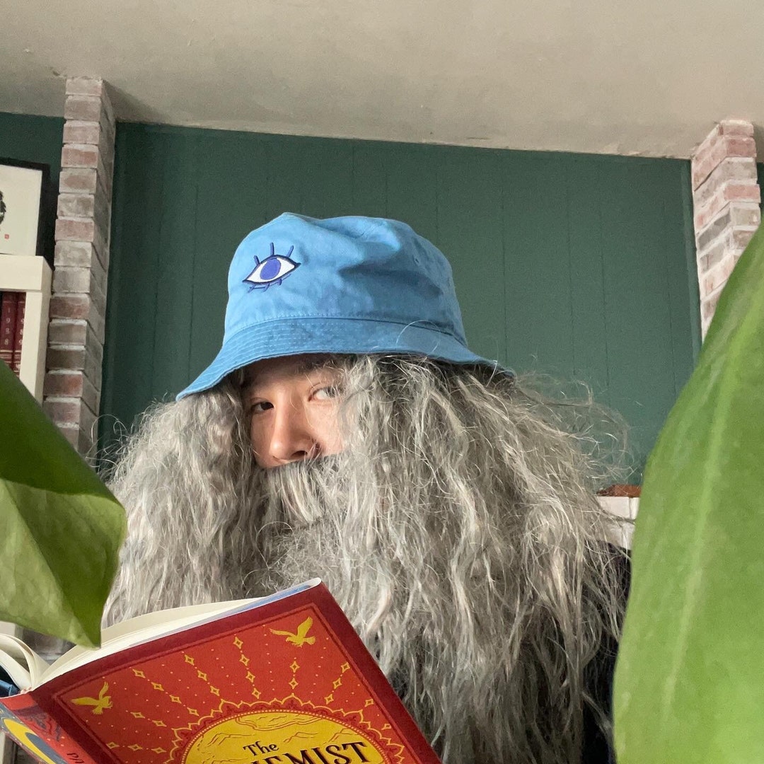 Magic Eye Bucket Hat | Organic Cotton Wizard Headwear - Etsy