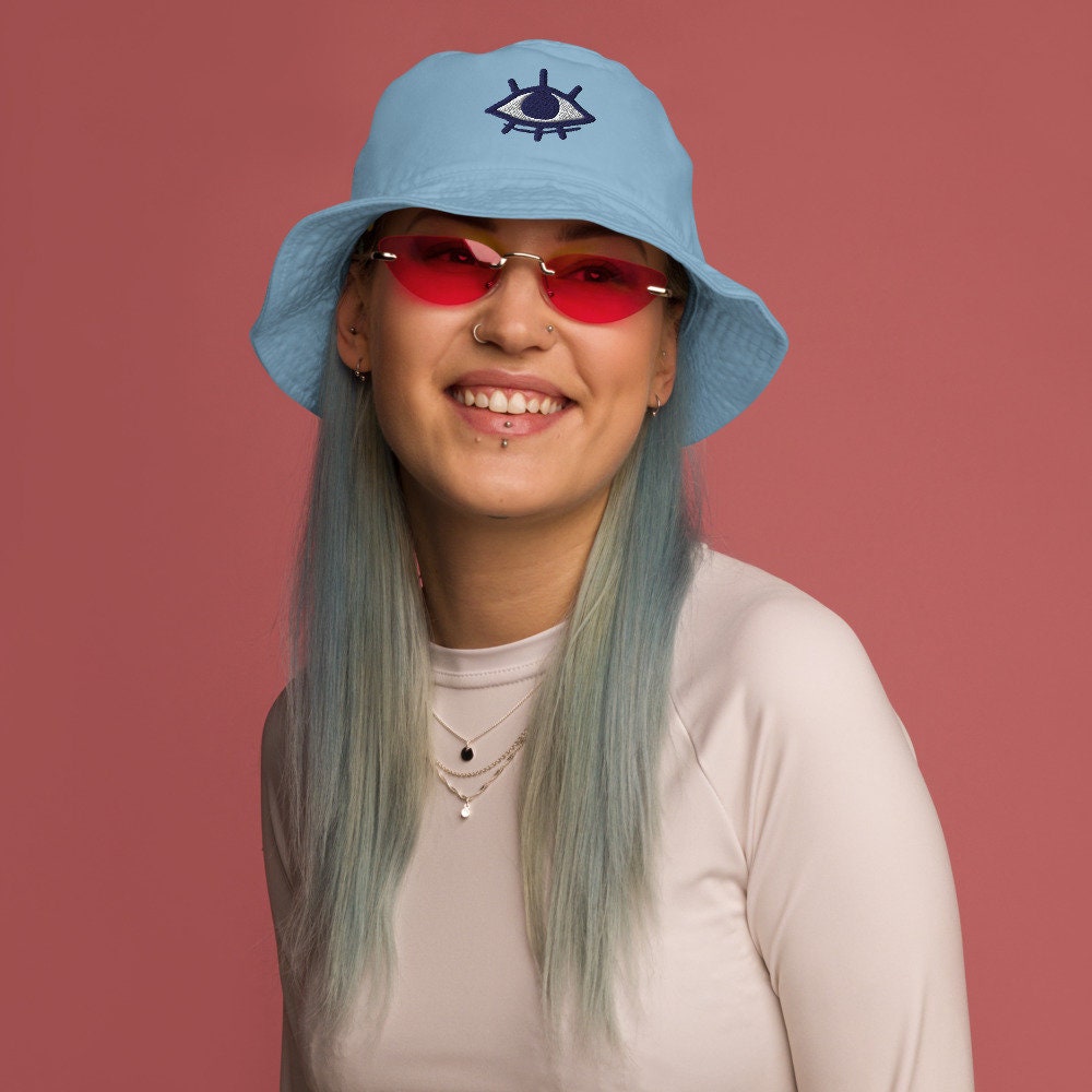 Magic Eye Bucket Hat | Organic Cotton Wizard Headwear - Etsy