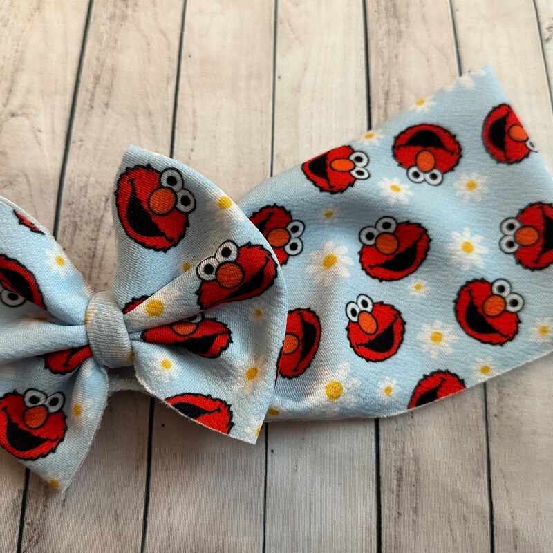 Elmo Hair Bow - Etsy
