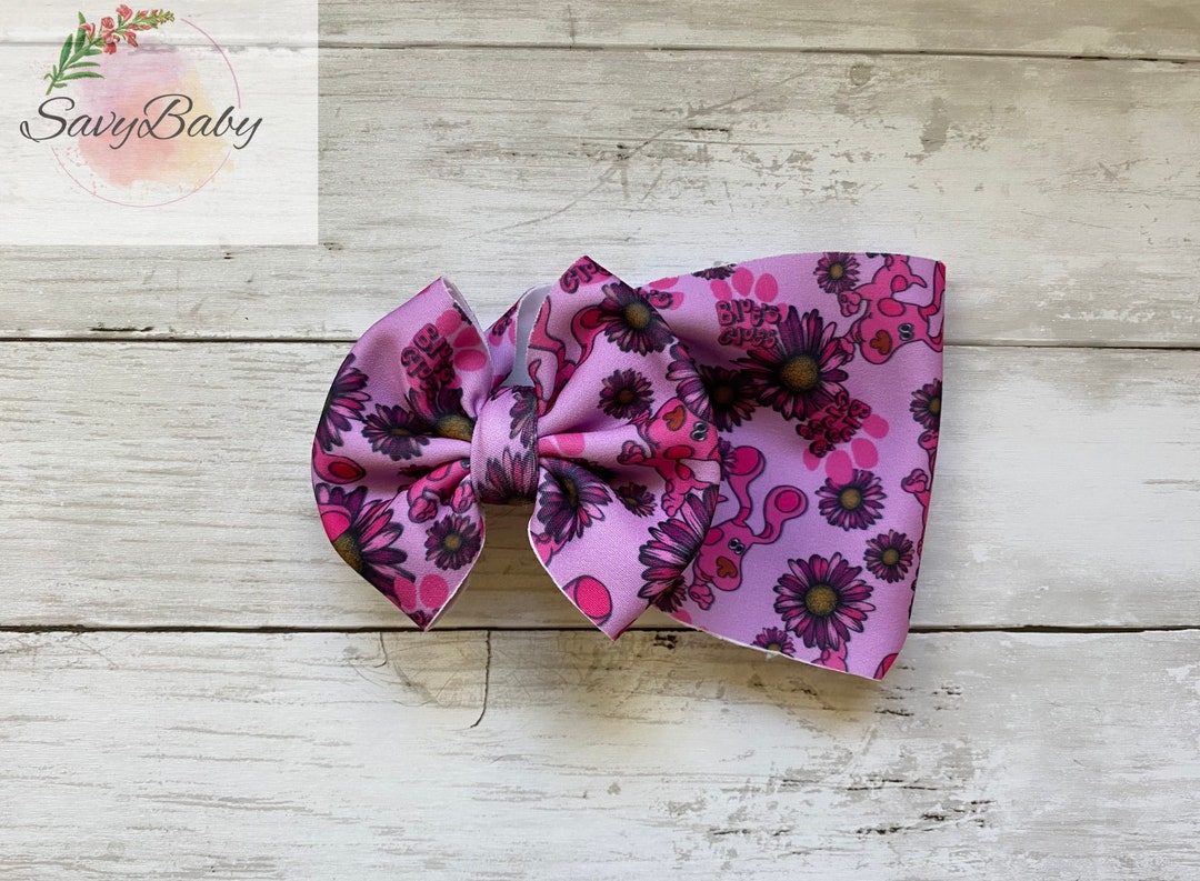 Magenta Blues Clues Headwrap Bow - Etsy