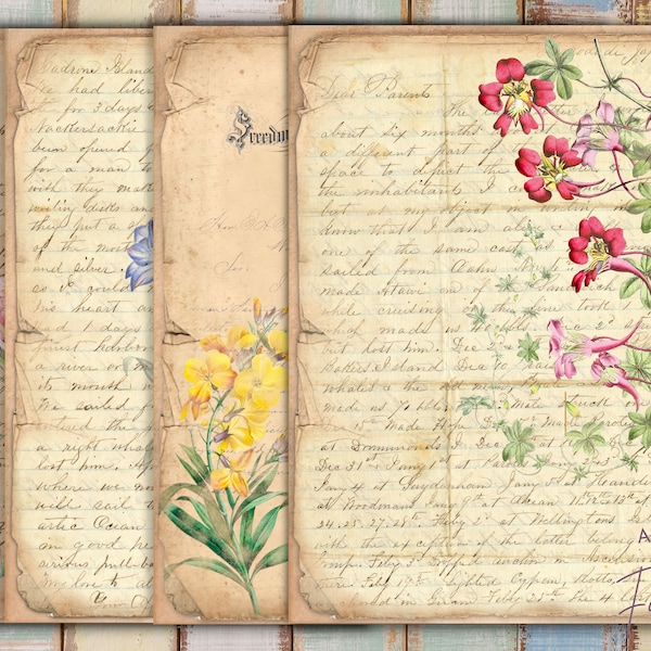 Junk Journal Letter - Etsy