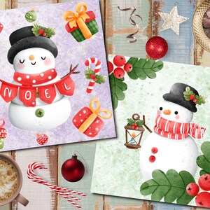 12 Christmas Digital Papers, Christmas Backgrounds, Christmas Scrapbook ...