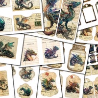 Fantasy Map Pages, Junk Journal Kit, Arcane Scrapbook Paper, Magical ...