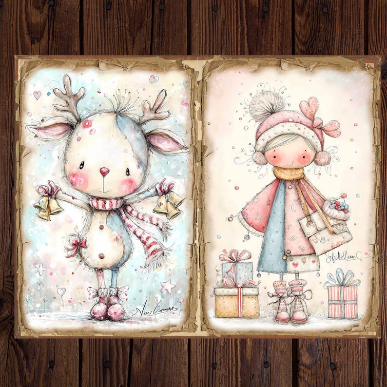 Merry Christmas Junk Journal Kit: December Daily Pages (digital ...