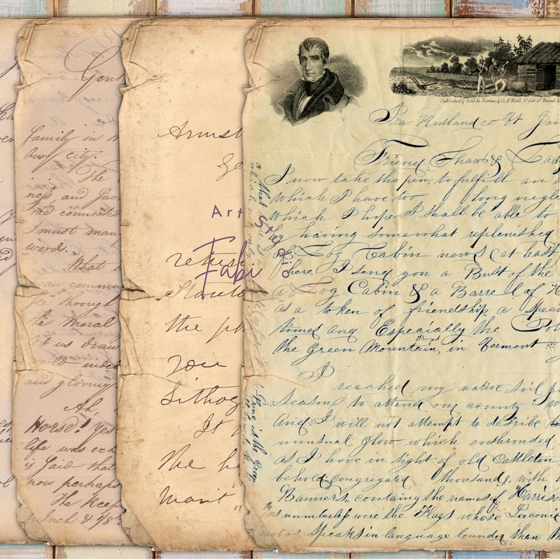 Old Handwritten Letters - Etsy